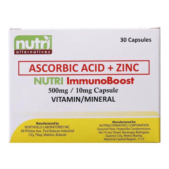 NutriAlternatives NUTRI ImmunoBoost 30 Capsules | Lazada PH