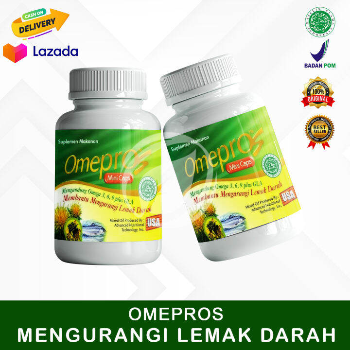 Omepros Soft Kapsul / Suplemen / Omega 3 / Kolesterol / Jantung ...