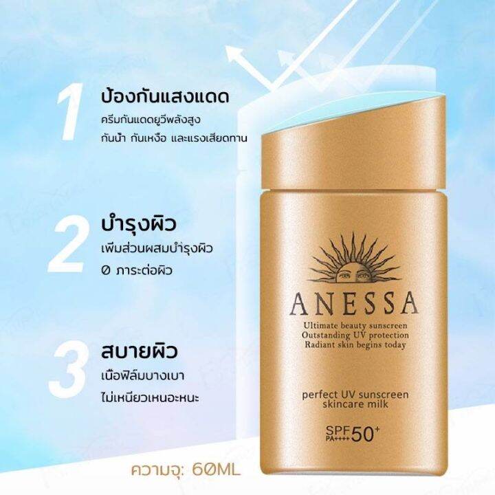 **พร้อมส่ง**ครีมกันแดด แอนเนสซ่า Anessa Perfect UV(60ml) | Lazada.co.th