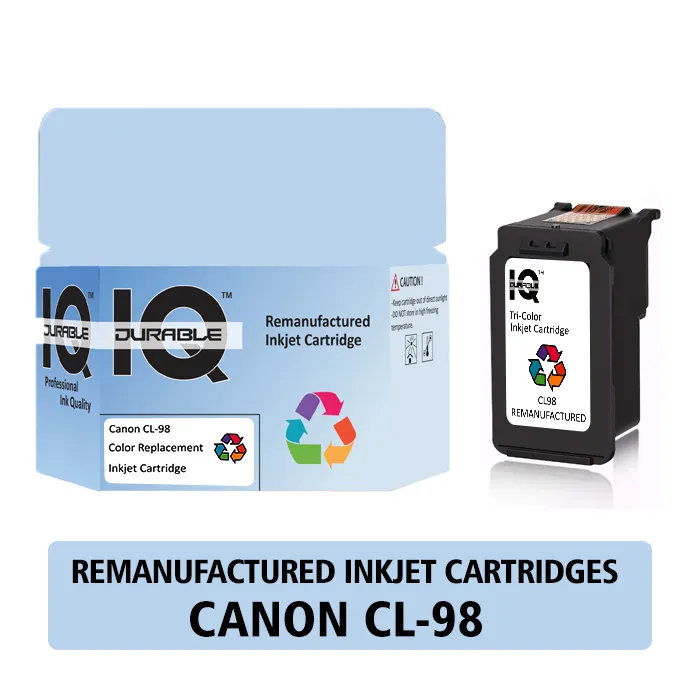 Remanufactured Canon CL98 / CL 98 / CL-98 (Tri-Color) Ink Cartridge ...