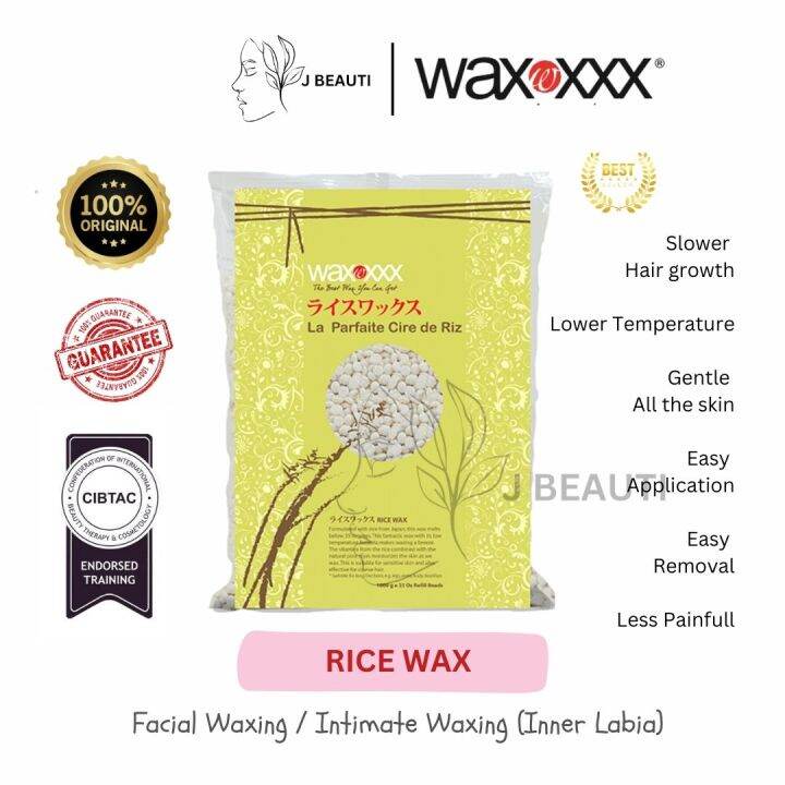 WAX@XXX Rice Wax (1kg) Facial Waxing/Intimate Waxing/Inner Labia | 法国进口专业蜡豆除毛～身体各部位/脸部除毛/敏感肌肤部位 ...