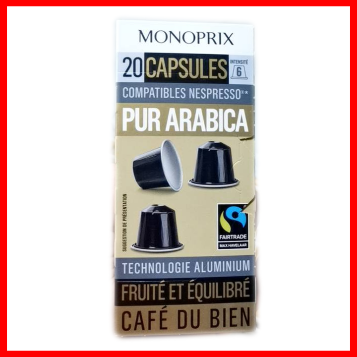Monoprix Arabica Espresso Capsule x 20 Caps Instant Coffee กาแฟแคปซูล ...
