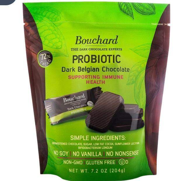 Bouchard Probiotic Dark Belgian Chocolate Supporting Immune Health ...