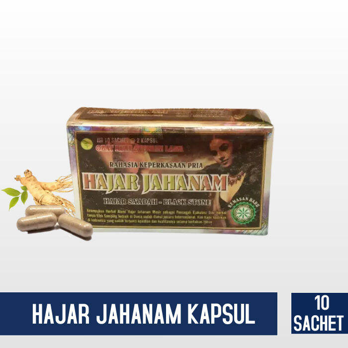 Hajar Jahanm Kapsul isi 10 Sachet Original Paling Ampuh Pria Wanita | Jamu Hajar Jahanam di ...