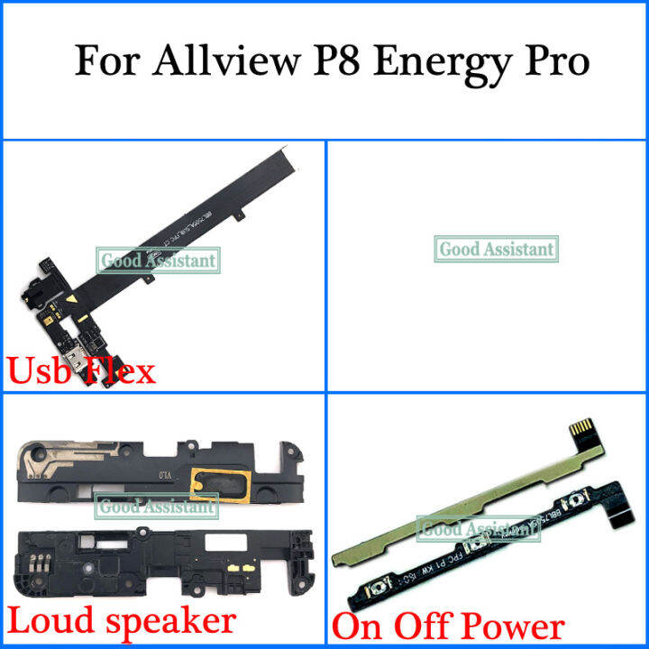 สำหรับ Allview P8 Energy Pro Usb Flex เมนบอร์ดสายลำโพงเปิดปิด Power ...