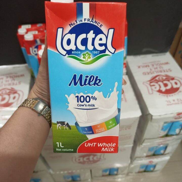 LACTEL UHT WHOLE MILK 100 COW'S MILK - 1L | Lazada PH