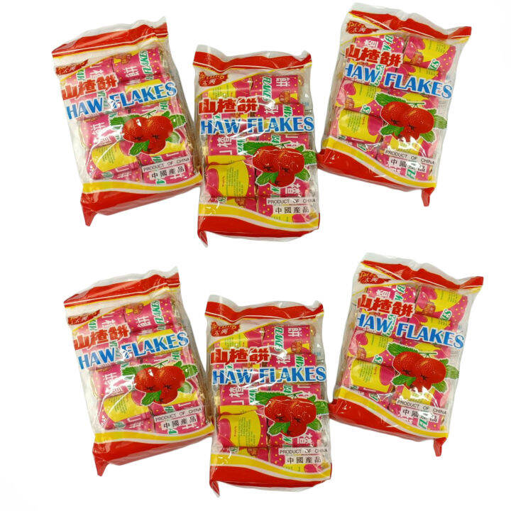 Tai Hing Haw Flakes Chinese Candy (6 x 90g) | Lazada PH