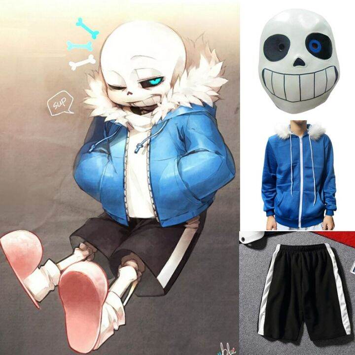 {AH Department Store} Sans Undertale คอสเพลย์ Hoodies กางเกงขาสั้นสด ...