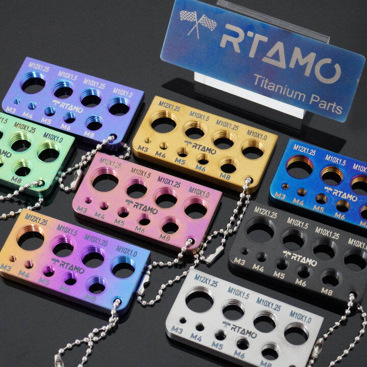 RTAMO | Gr5 Titanium M3-M12 Bolt Diameter Length Thread Pitch Measure ...