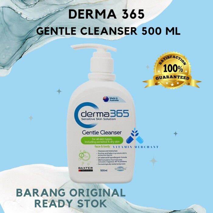 DERMA 365 GENTLE CLEANSER 500 ML | Lazada Indonesia