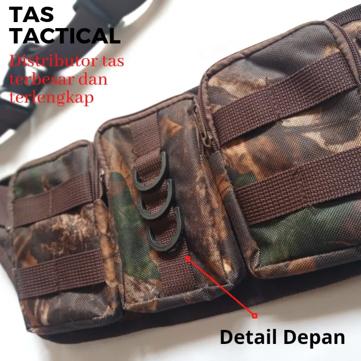 Waistbag Camo Flage / Tas Berburu (HARGA GROSIR) Tas Hunting - Tas ...