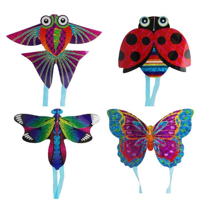 Cartoon Insect Aircraft Mini String Flying Kites Toy Children Gift ...