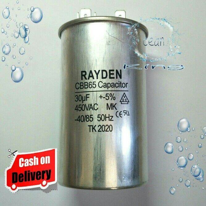 Kapasitor AC/Air Conditioner Kulkas 1PK 30uF 450VAC 50Hz Packing FREE ...