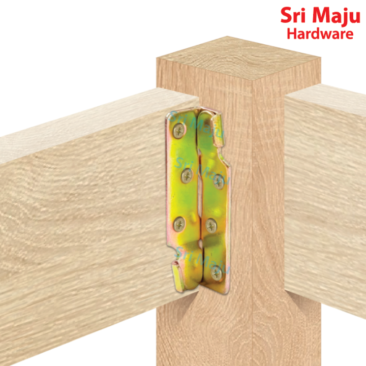 MAJU Euro YZ Bed Joint Hinge Fitting Hook Bracket for Wood Panel Self ...