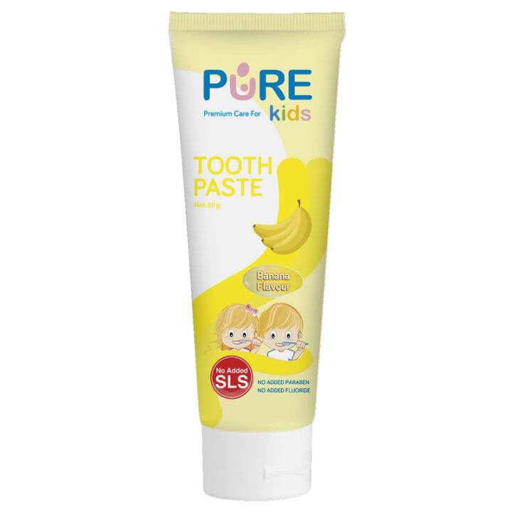 Pure Kids Toothpaste - 50gr [Banana] | Lazada Indonesia