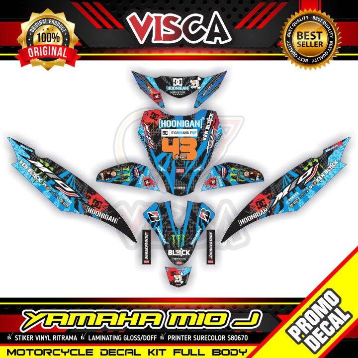 Decal Mio J Full Body Stiker Mio J Variasi Full Body Striping Mio J ...