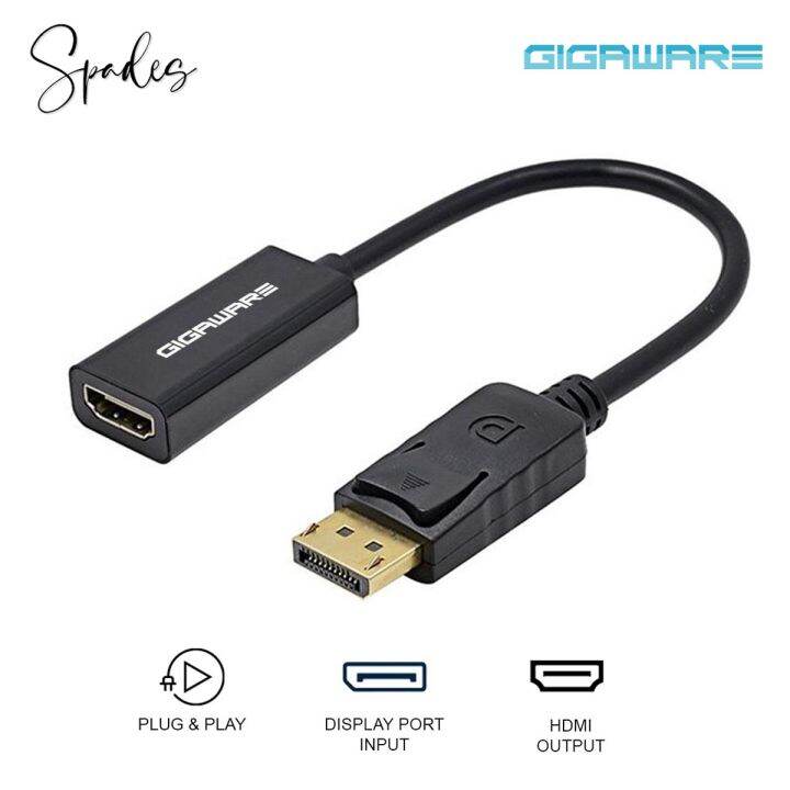 Gigaware DisplayPort DP to HDMI Small Big Casing | Lazada PH