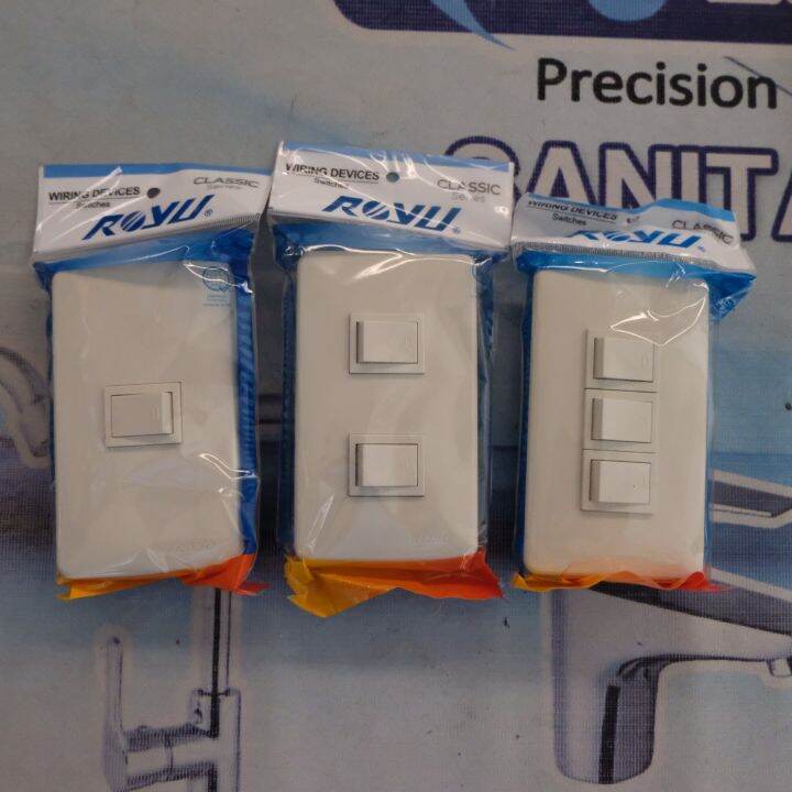 ROYU LIGHT SWITCH (1-3 GANG) | Lazada PH