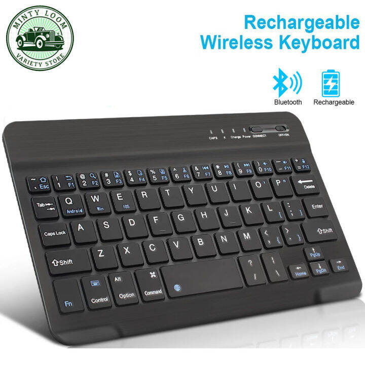 Ultra Slim Bluetooth Keyboard Portable Mini Wireless Keyboard