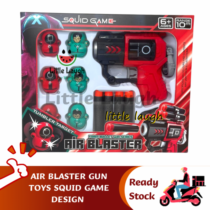 NEW Squid Game Design Soft Bullet Gun Toys Foam Bullet gun Toys Blaster ...