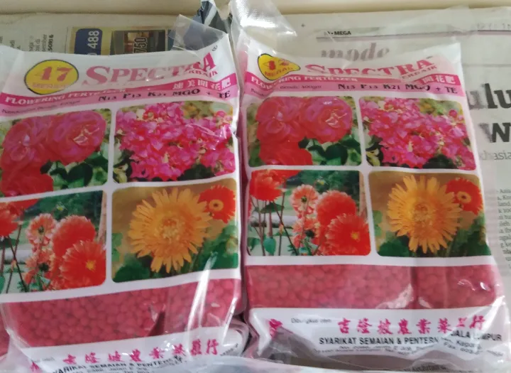 47 Baja Bunga / Flowering Fertilizer / Baja Pokok Bunga ( SPECTRA) | Lazada
