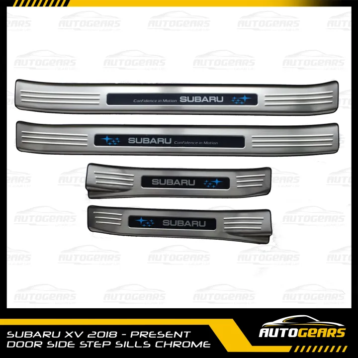 Subaru XV (2018 - 2022) Door Side Step Sills Chrome | Lazada PH