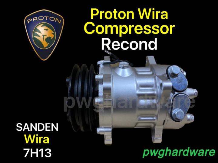 Recond Sanden Proton Wira / Proton Wira Air Cond Compressor SD7H13 ...