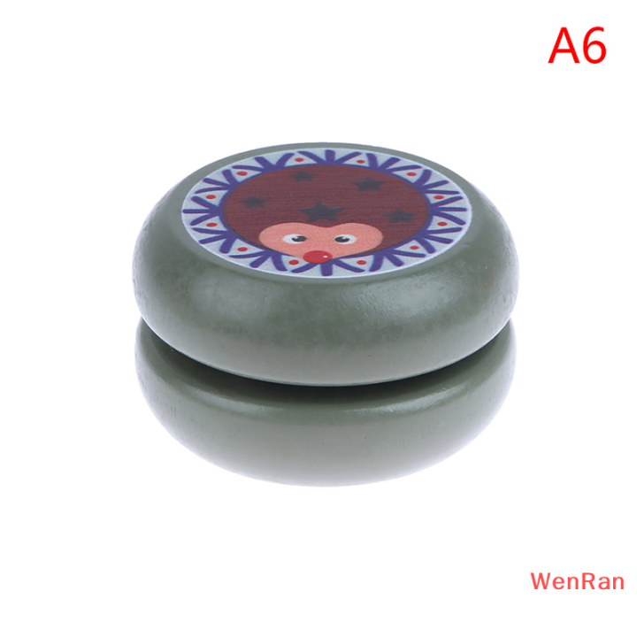 WenRan ของเล่นโยโย่ไม้ภาพสัตว์น่ารักจิ๊กซอว์การ์ตูนของเล่นระลึกความหลัง ...