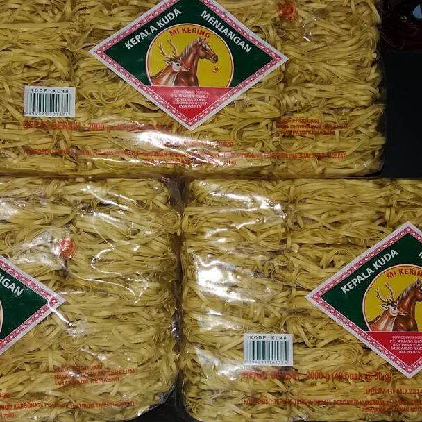 Aqila store - 1 bal isi 40 buah mie gepeng kering /mie pipih/mie ...