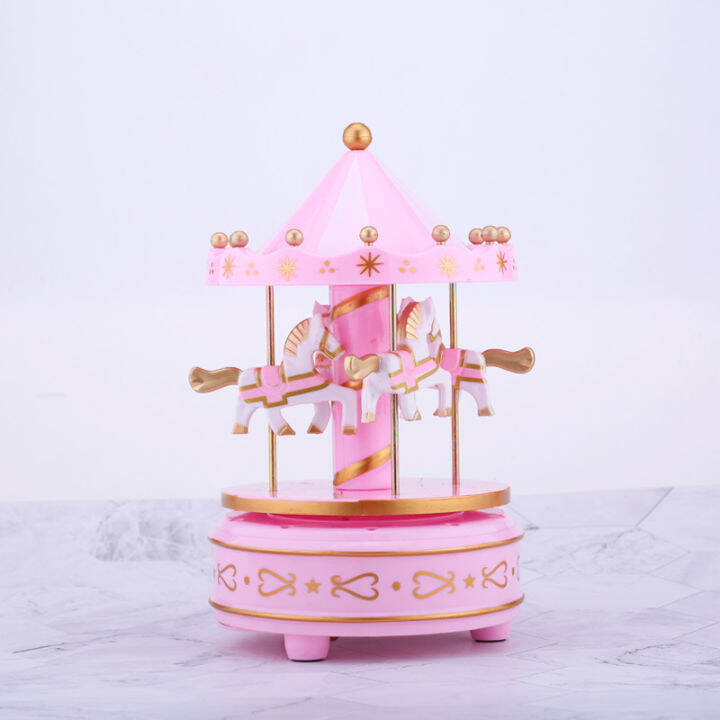 NEW Horse Roundabout Musical carousel horse carousel music box toy ...