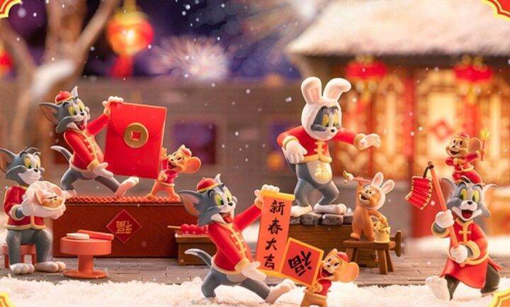 โมเดล Tom and Jerry Chinese New Year | Lazada.co.th