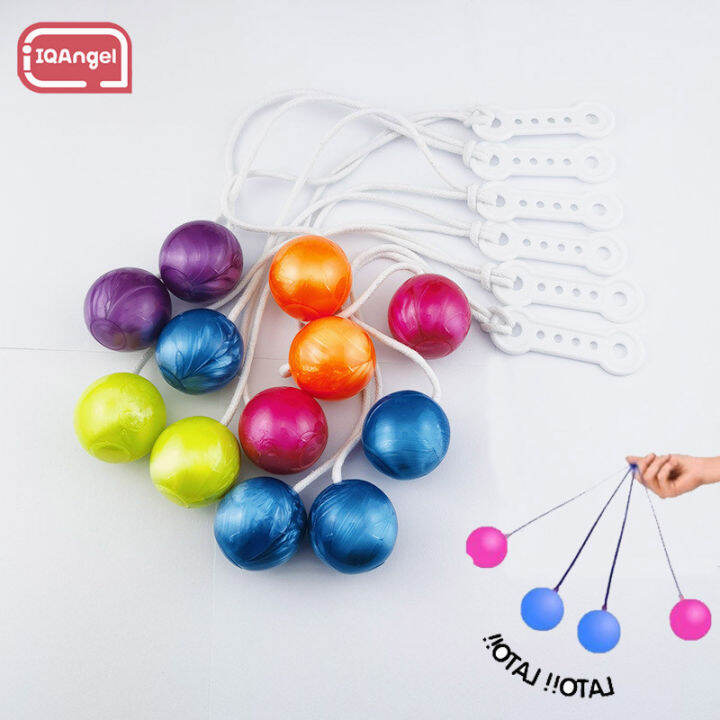 IQANGEL 1ชิ้นของเล่นโรงเรียนลาโตโตด้ามลาโต pro-clackers ball Latto Toy ...