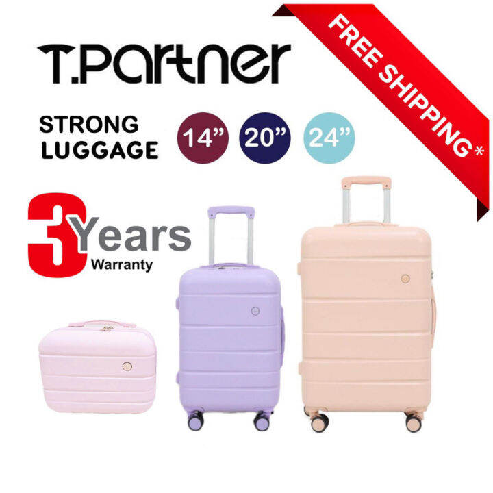 Maleta Tpartner Strong Luggage Eco Series 4 Weels 360 Rotation 7 Colors ...