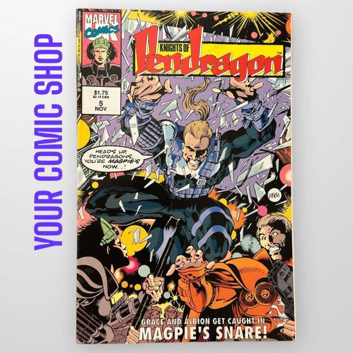 Knights of Pendragon 5 Published Nov 1992 by Marvel Cover art by Bryan ...