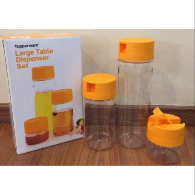 Tupperware Large Table Dispenser Set (dengan BOX) Tupperware Original ...