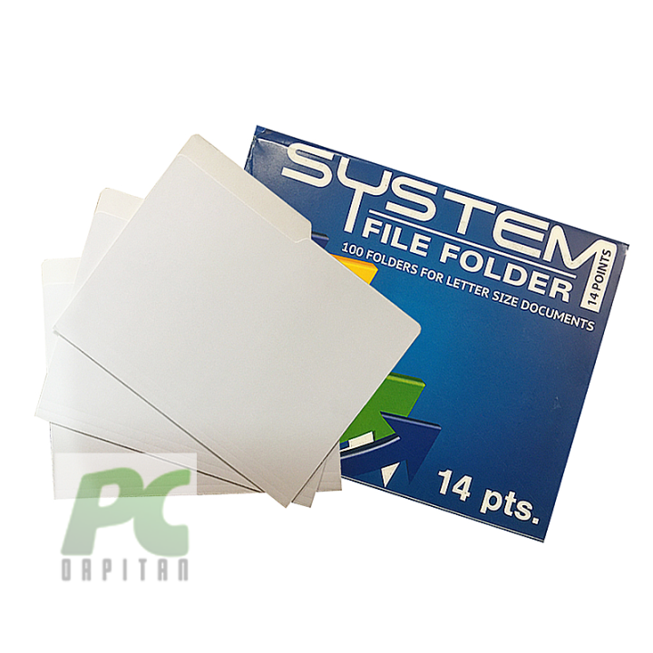 FOLDER WHITE 14PTS SHORT [100PCS/REAM] | Lazada PH