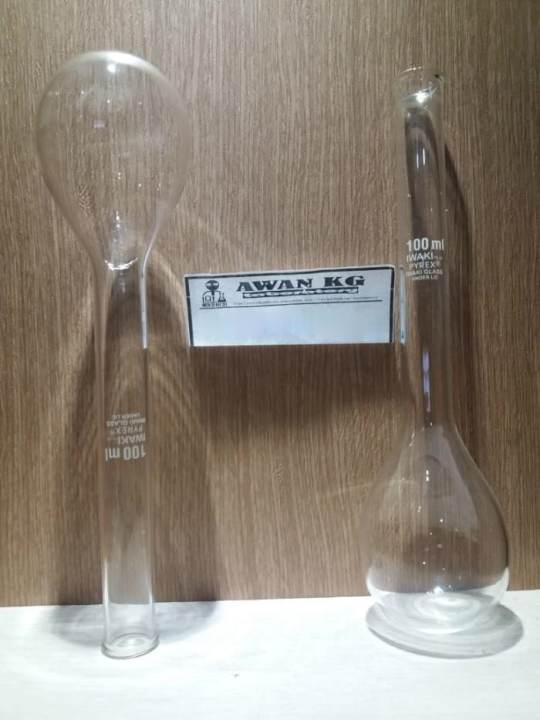 Labu Kjeldahl 100 ml pyrex iwaki | Lazada Indonesia