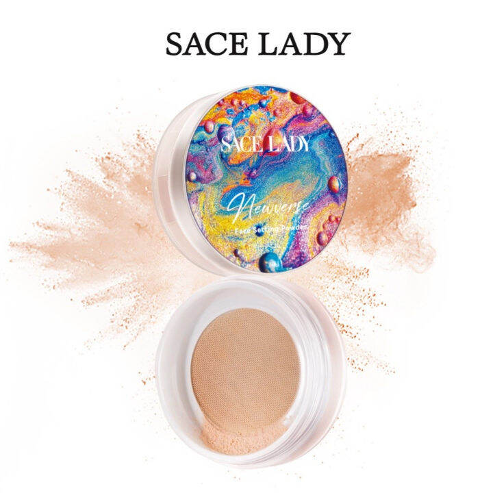 SACE LADY Newverse Face Setting Powder Translucent Loose Powder Oil ...