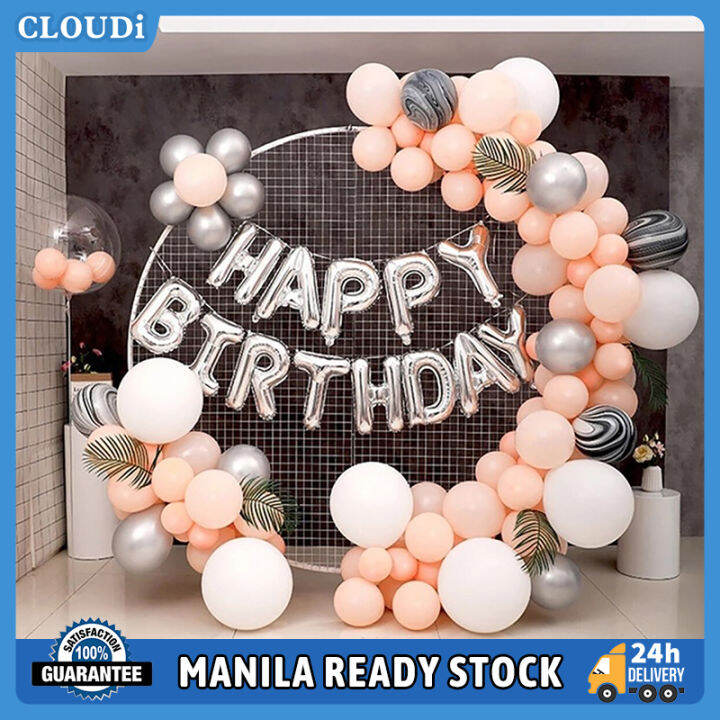 Round Balloon Circle Arch Kit Stand Wreath Balloon Hoop Ring Holder ...