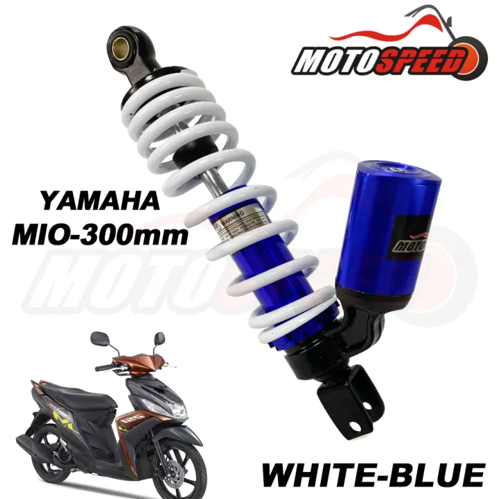 1 Pc Rear Mono Shock Absorber With Gas Tank 300mm Assy For Click Beat FI Mio Scoopy Skydrive ...
