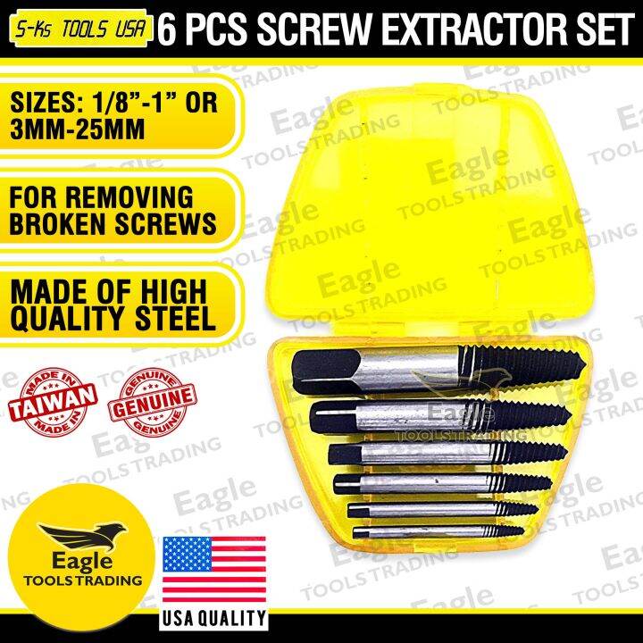 Sks 6pcs Screw Extractor Set | SE-6B | Lazada PH