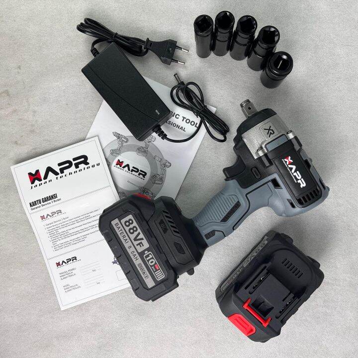 APR JAPAN Impact Wrench Cordless GARANSI RESMI mod DeWalt BOR Pembuka ...