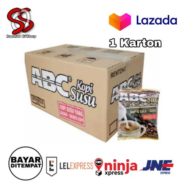 Kopi Abc Susu Satu Dus isi 120 Sachet 12 Renceng / Kopi Susu ABC 1 ...