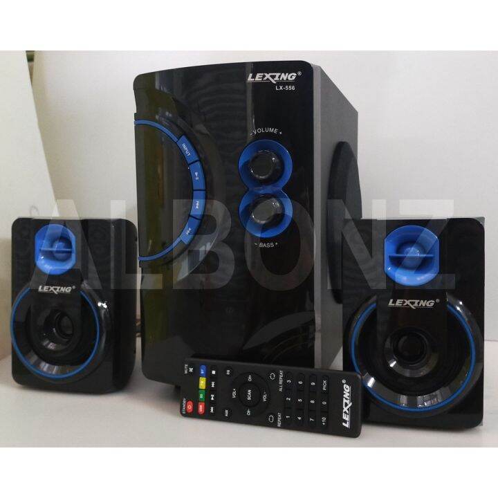 Lexing LX-556 2.1 with /SD/USB/FM Multimedia Speaker | Lazada PH