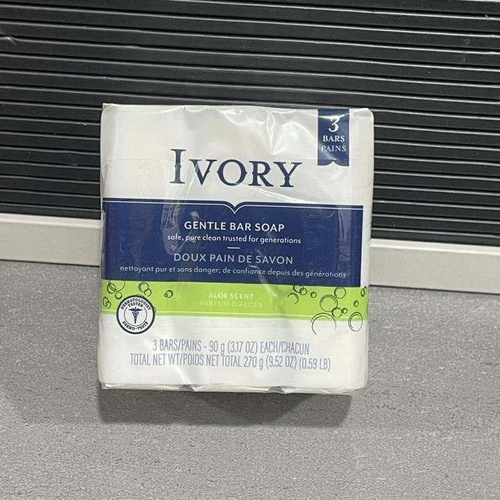 Ivory Aloe Gentle Bar Soap 3 x 90g | Lazada PH