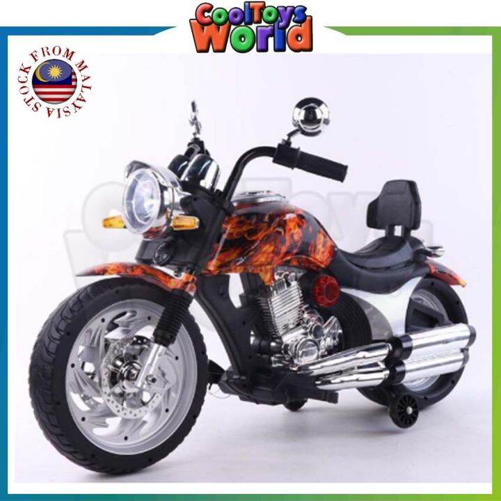 Kids Ride On Harley Double Exzos Rechargeable Harley Davidson Children ...