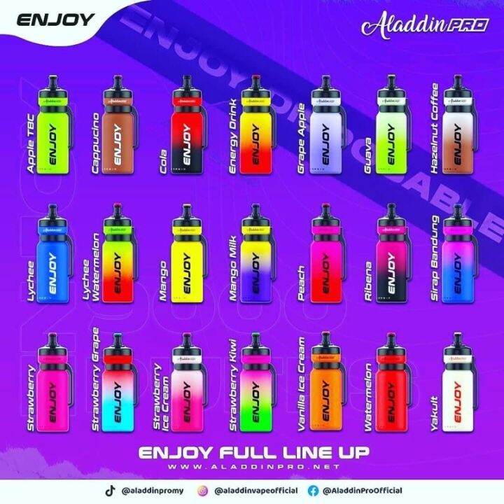 ALADDIN PRO ENJOY 9000 PUFFS DISPOSABLE | Lazada PH