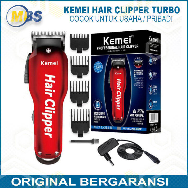 Mesin Cukur Rambut Kemei KM-707Z Mesin Cukur dan Potong Rambut Charger ...