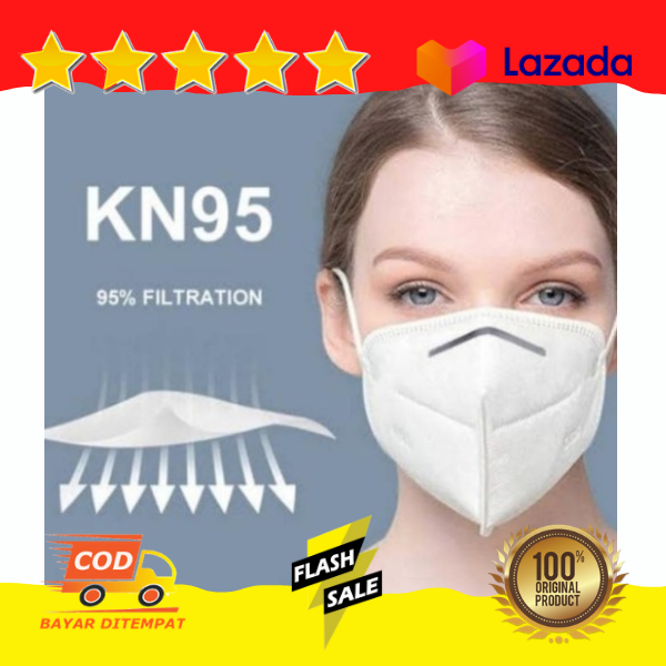 ANTI POLUSI 95% !!! Masker KN95 Respirator isi 20pcs Satu Kotak ...