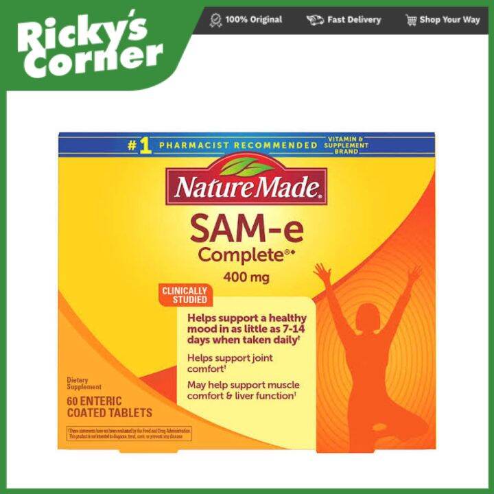 Nature Made SAM-e Complete 400 mg Tablets, 60 ct JOINT COMFORT ...